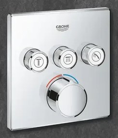 Grohe SmartControl - Baterie pod omítku 3 výstupy chrom