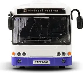 RAPPA 190665 Autobus který hlásí zastávky česky 28 cm modrá / od 3 let