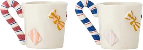 Kameninové šálky v sadě 2 ks s vánočním motivem 264 ml Candice – Bloomingville
