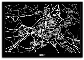 Gario Obraz na plátně Plán města Bern Rozměry: 60 x 40 cm