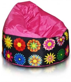 Sedací vak ECOPUF - VIPER MODERN polyester 2 E5 - Růžová
