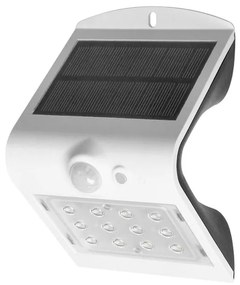 Solární LED svítidlo SILOE s detektorem pohybu, bílé