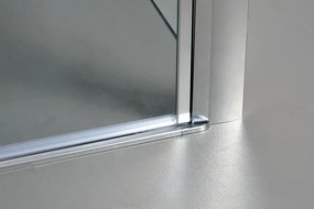 ARTTEC Jednokřídlé sprchové dveře do niky MOON C 1 čiré sklo 86 - 91 x 195 cm
