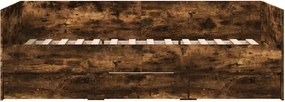 Válenda se zásuvkami bez matrace kouřový dub 100 x 200 cm 3280815