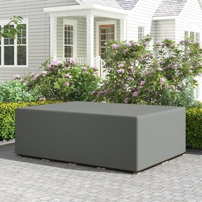 Ochranný kryt na zahradní nábytek Zimní nepromokavý kryt Oxfordský kryt 275 x 205 x 90 cm Tmavě šedý