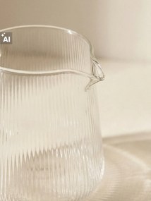 Sinsay - Rýhovaný džbán s uchem - clear