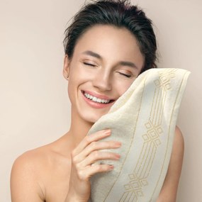 SADA RUČNÍKŮ KAMELA 6KS 50X90 CM ČERNÁ