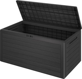 Zahradní úložný box Hill 280 L antracitový