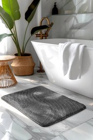 Koupelnová předložka CTN tmavě šedá Comfort, 2 set