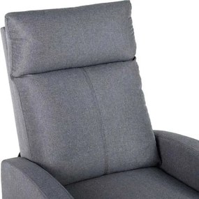 LuxuryForm DESIGN Televizní křeslo RUFO s polohováním - šedé