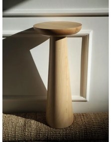 Přírodní odkládací stolek Tucas Home Mushroom, 70 cm