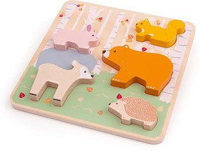 Dřevěné puzzle ANIMALS