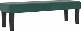 Postel s boxspringem s čelo Tmavě zelená 200 x 200 cm samet 3344537