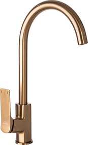 Invena Neri, vysoká dřezová baterie h-385, měděná matná, INV-BZ-P1-014-L