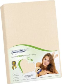 Bellatex Prostěradlo jersey Béžová 160x200 cm