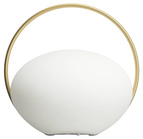 UMAGE Orbit (bílá, mosaz) Venkovní přenosná světla plast, hliník, kov IP44 2429