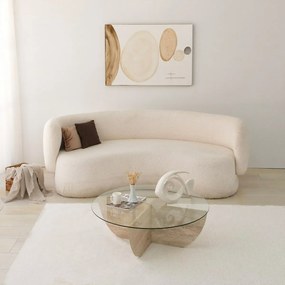 Konferenční stolek Lily Travertine