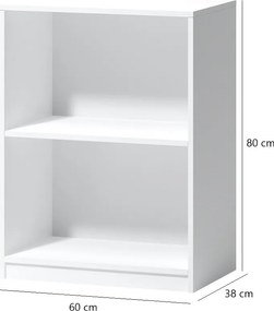Regál Tatris 80 cm bílý