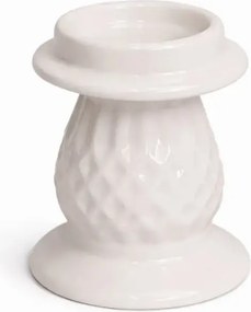 Vánoční svícen na stůl keramický, 7 × 7 × 6,5 cm
