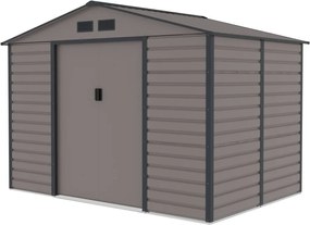 Zahradní Domek na Nářadí Plechový | G21 GAH 529 šedý | 2,7 x 1,9 m