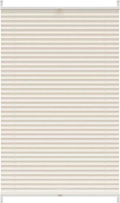 Plisované žaluzie / rolety Plisse 90 x 150 cm - krémové 240639