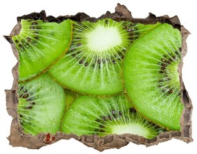 Wallmuralia Nálepka 3D díra na zeď Kiwi 95x64 cm