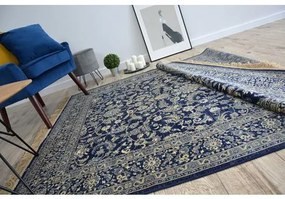 koberec WINDSOR 22935 JACQUARD tmavý Květiny velikost 120x170 cm | krásné koberce cz