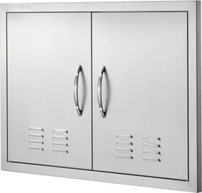 BBQ přístupová dvířka, 762 × 533 mm dvojitá venkovní kuchyňská dvířka