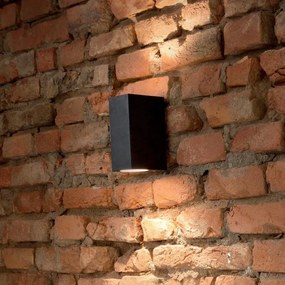 ILUX 115344 Venkovní nástěnné svítidlo Ideal Lux Up AP2 nero 115344 černé - IDEALLUX