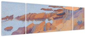 Obraz - Henri Edmond Cross, Calanque des Antibois, reprodukce (170x50 cm)