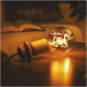 EMOS LED žárovka Filament jantar G125 4,5W E27 Z50B11