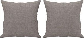 3místná pohovka s polštáři taupe 180 cm textil 3200924