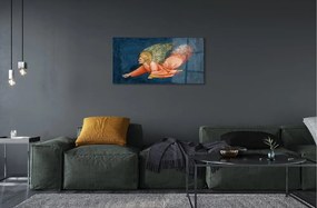 Obraz na skle Art okřídlený anděl 125x50 cm