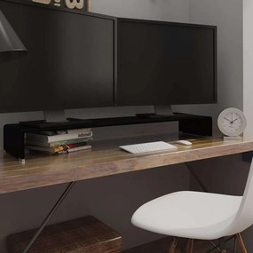 vidaXL TV stolek / podstavec na monitor sklo 120 x 30 x 13 cm [244141] Barva: Zelená