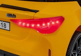 Elektrické autíčko BMW M4 žluté