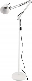 BERGE LED stojací lampa 1xE27 185cm bílá