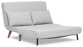 Designová rozkládací pohovka Felicitas 120 cm šedá