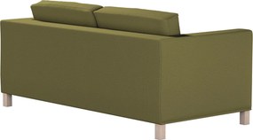 Potah na pohovku IKEA  Karlanda rozkládací, krátký barva zelená látka pletený vzor