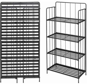 PROGARDEN Stojan na květiny kovový 4 patra 118 cm KO-X71000120