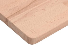 Nástěnná police 60 x 20 x 4 cm masivní bukové dřevo - Default Title