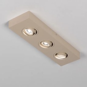 Stropní LED svítidlo Spot Quality Quadra 3 Taupe