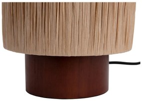 Stolní lampa v přírodní barvě se stínidlem z papírového výpletu (výška 28,5 cm) Sheer – Leitmotiv