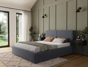 Pesillo postel + Dřevěný rám/Standardní zdvih/kontejner 140x200