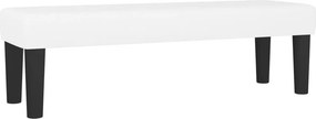 Box spring postel s matrací bílá 200x200 cm umělá kůže 3137564