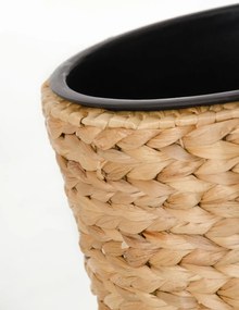 Květináč CLASSIC ROUND, vodní hyacint, výška 60 cm, natur
