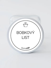 Samolepka na kořenky BOBKOVÝ LIST bílá 5 cm základní písmo