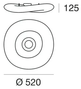 Linea Light 8006 - LED Stmívatelné stropní svítidlo MR. MAGOO LED/23W/230V