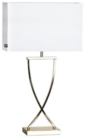 By Rydéns Omega stolní lampa mosaz/bílá výška 69 cm