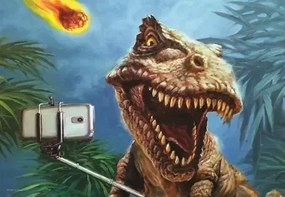 EUROGRAPHICS Puzzle Dino selfie / 100 dílků / od 5 let / 48,3 x 33 cm