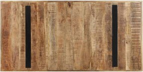 Jídelní stůl 160 x 80 x 76 cm hrubé mangovníkové dřevo 321608